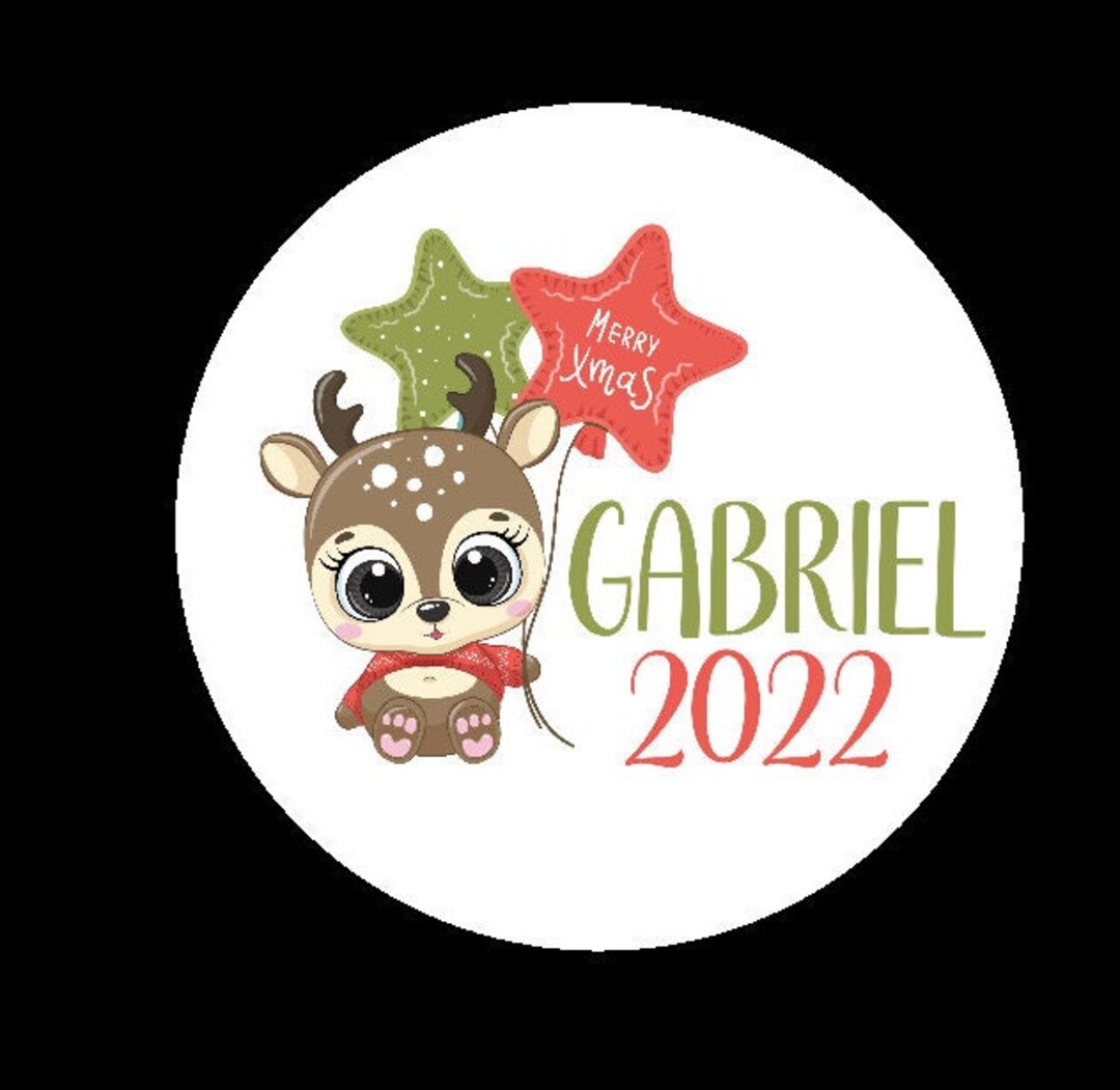 Baby Reindeer Christmas Ornament, Personalized Christmas Ornament ...