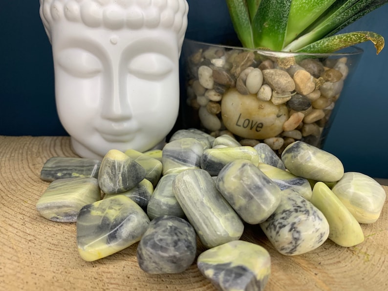 Infinite Serpentine Tumbled Stone, Detox, Healing, Emotions, Canadian ...