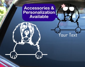 Springer Spaniel Car Decal - Etsy