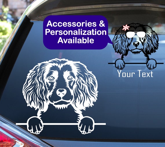 Boykin Spaniel Car Decal Sticker / Personalized Boykin Spaniel | Etsy