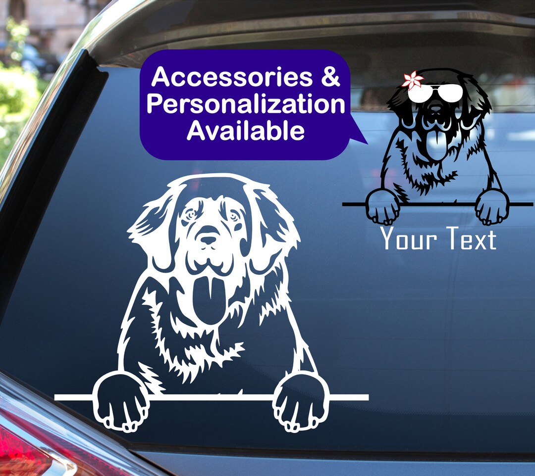 Leonberger Car Decal Sticker / Personalized Leonberger Vinyl - Etsy