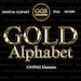 Metallic Gold Letters and Numbers, Digital Clipart, Gold Letters ...