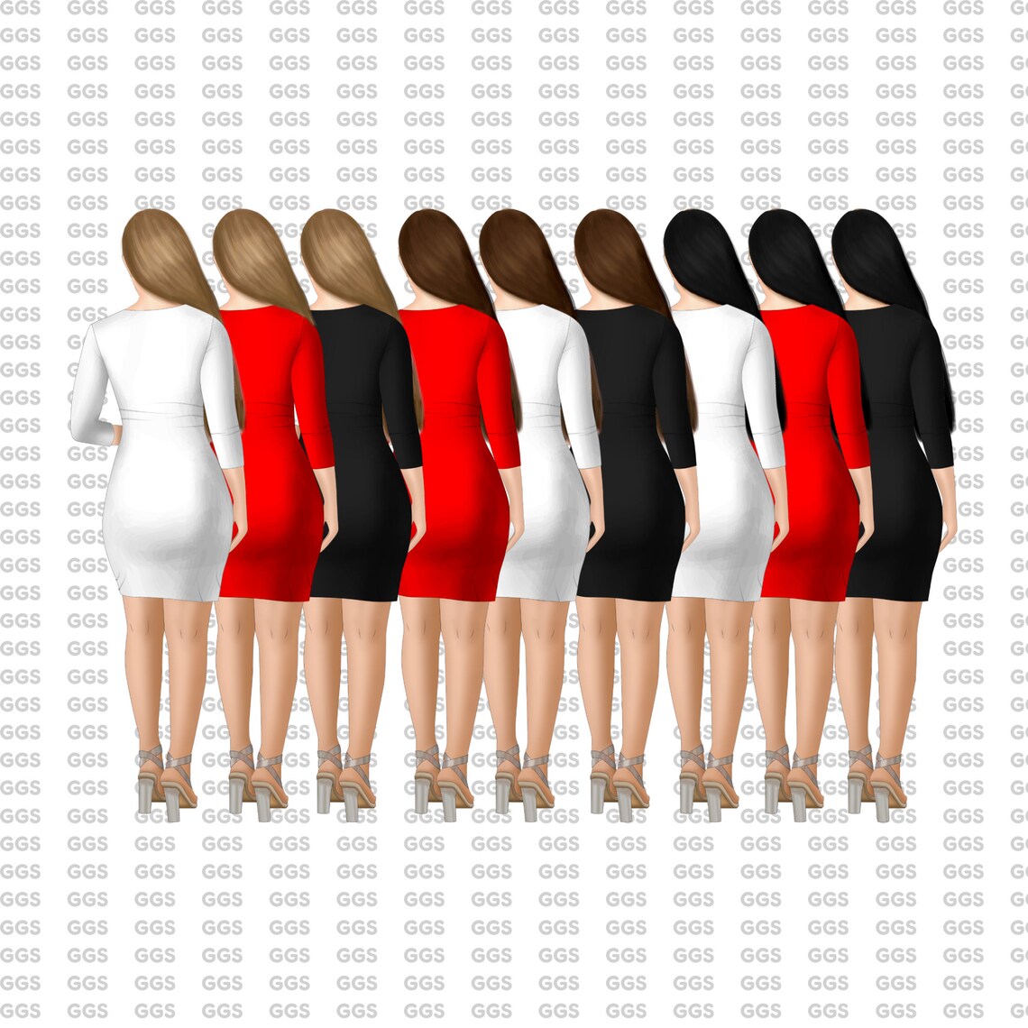 Boss Babe Clipart Bundle, Girl Boss Clipart, Curvy Girl Clipart ...