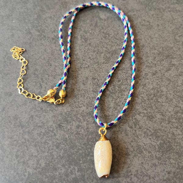 Olive Shell Pendant - Etsy