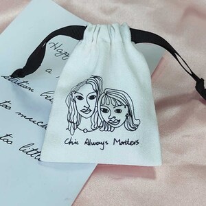 Personalised Custom 100% Cotton Gift Bags With Your Own Text Perfect ...