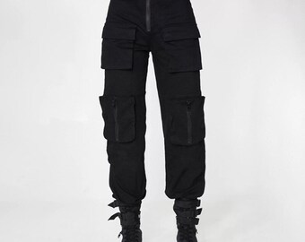 Punk Cargo Pants - Etsy