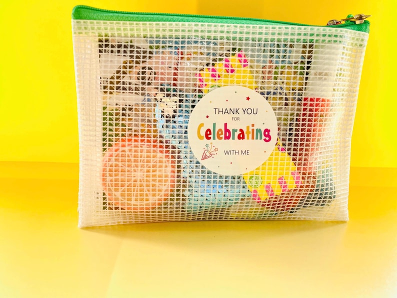 Pre-filled Party Favor Bags: Reusable Unisex Kids' Goodie Pouches ...