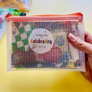 Pre-filled Party Favor Bags: Reusable Unisex Kids' Goodie Pouches ...