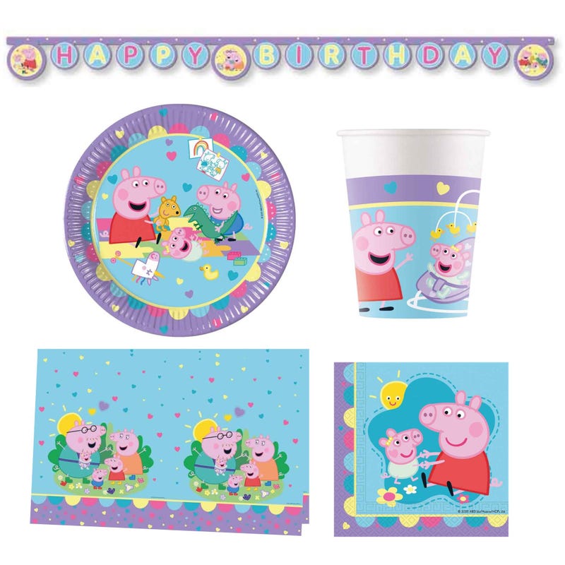 Peppa Pig Paper Plates - Etsy UK
