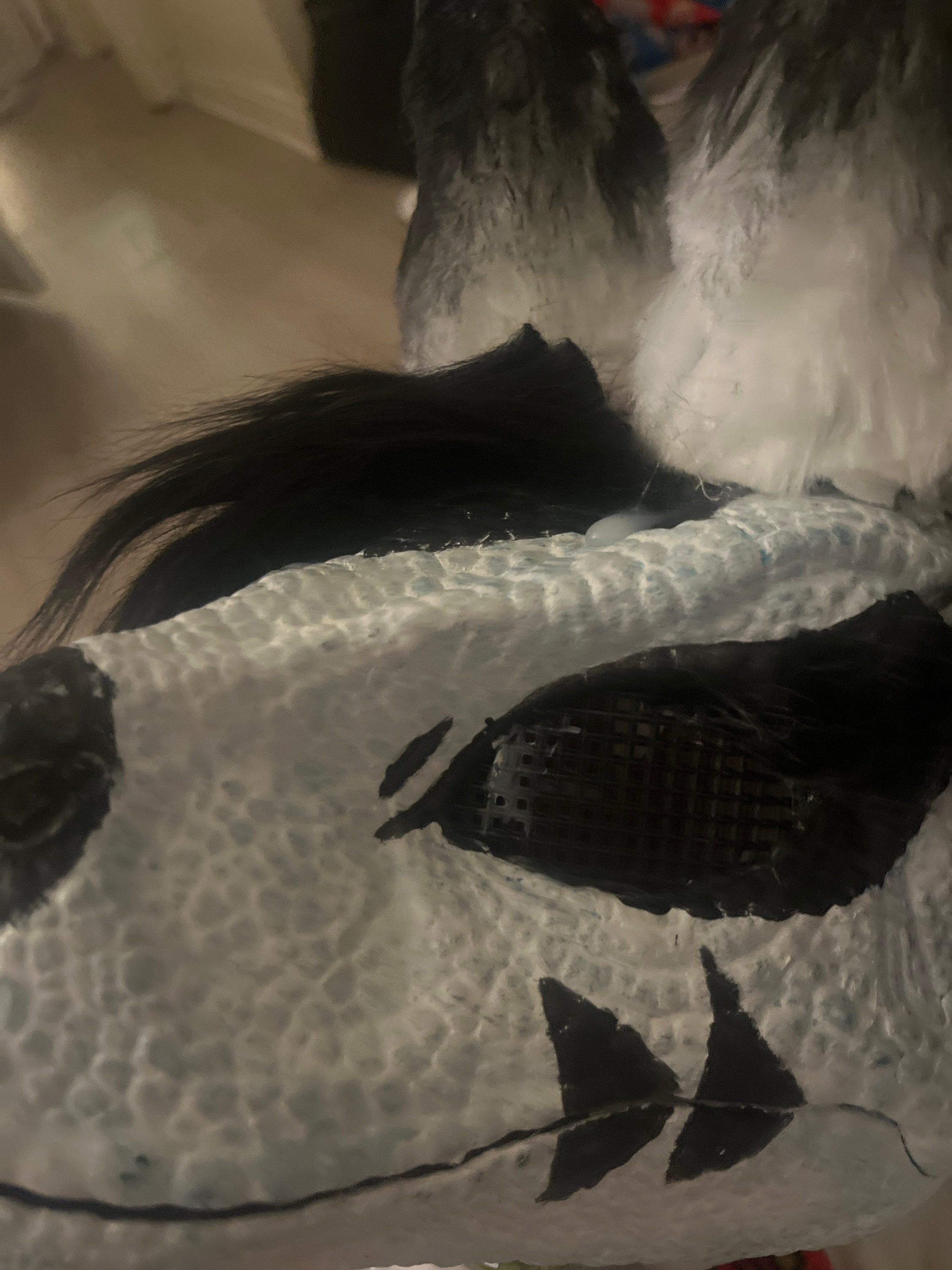 Fursuit Dragon/fennec Fox Dino Mask Partial READ DESCRIPTION - Etsy