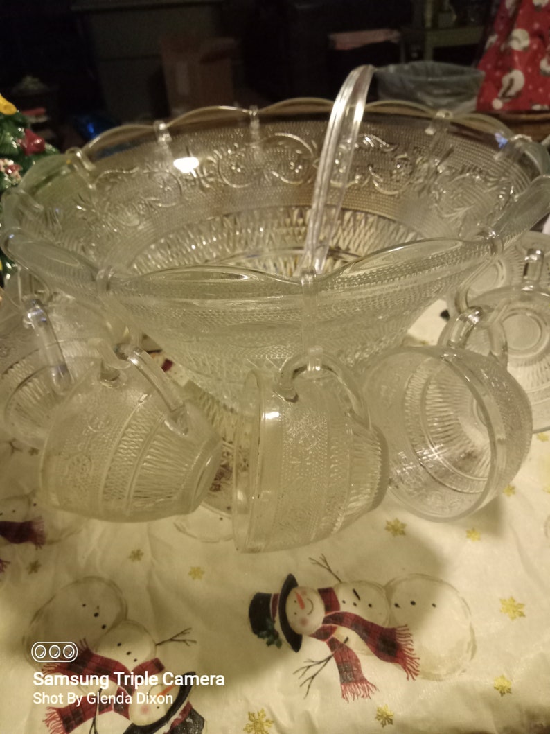 Vintage 1960's Authentic Punch Bowl Set 26 Pieces - Etsy