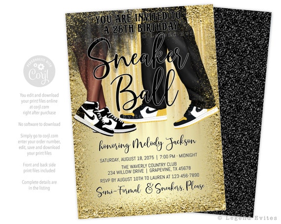Sneaker Ball Birthday Partysneaker Ball Birthday Party | Etsy