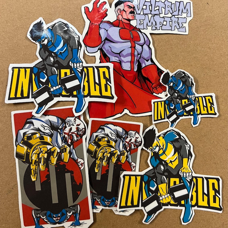Invincible Stickers - Etsy