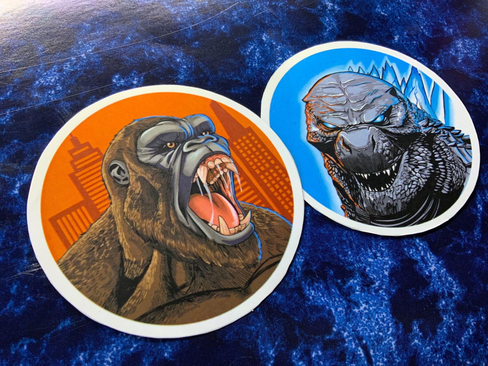 Kong Vs Godzilla Sticker Set - Etsy