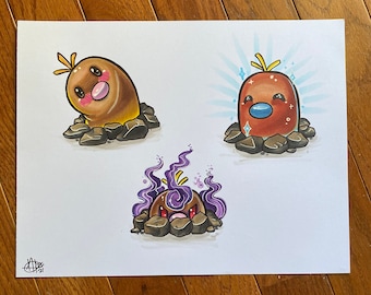 Diglett Art - Etsy