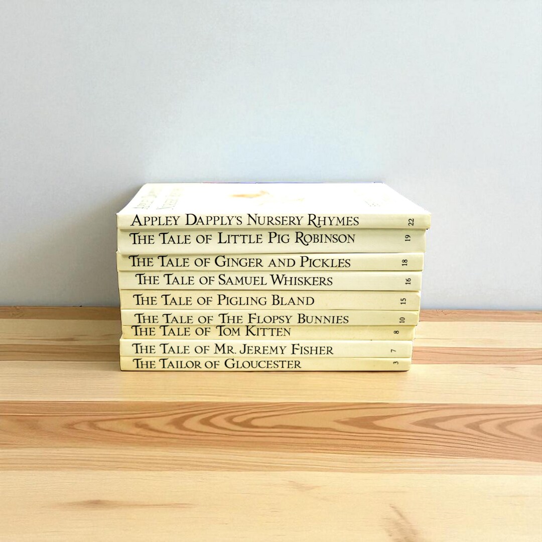 Beatrix Potter Book Set – 9 Classic Tales by Frederick Warne, 1987–1988 ...