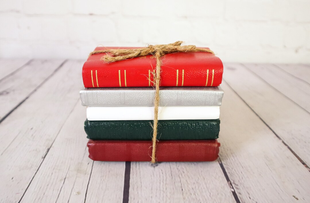 Vintage Book Stack Bundle New Testament Psalms Proverbs - Etsy