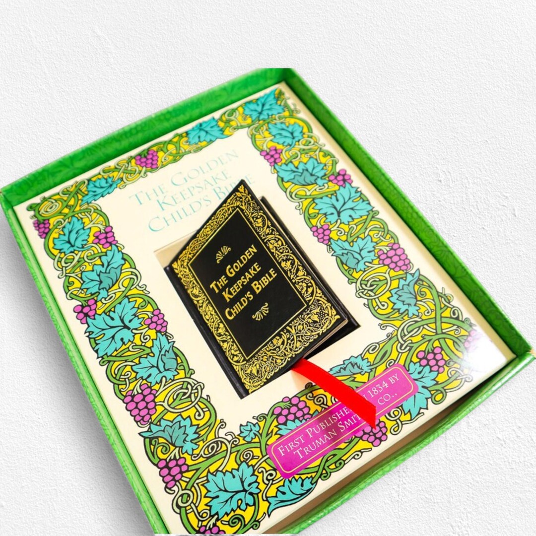 The Golden Keepsake Child's Bible 1999, Vintage Mini Hardcover Book NIB ...