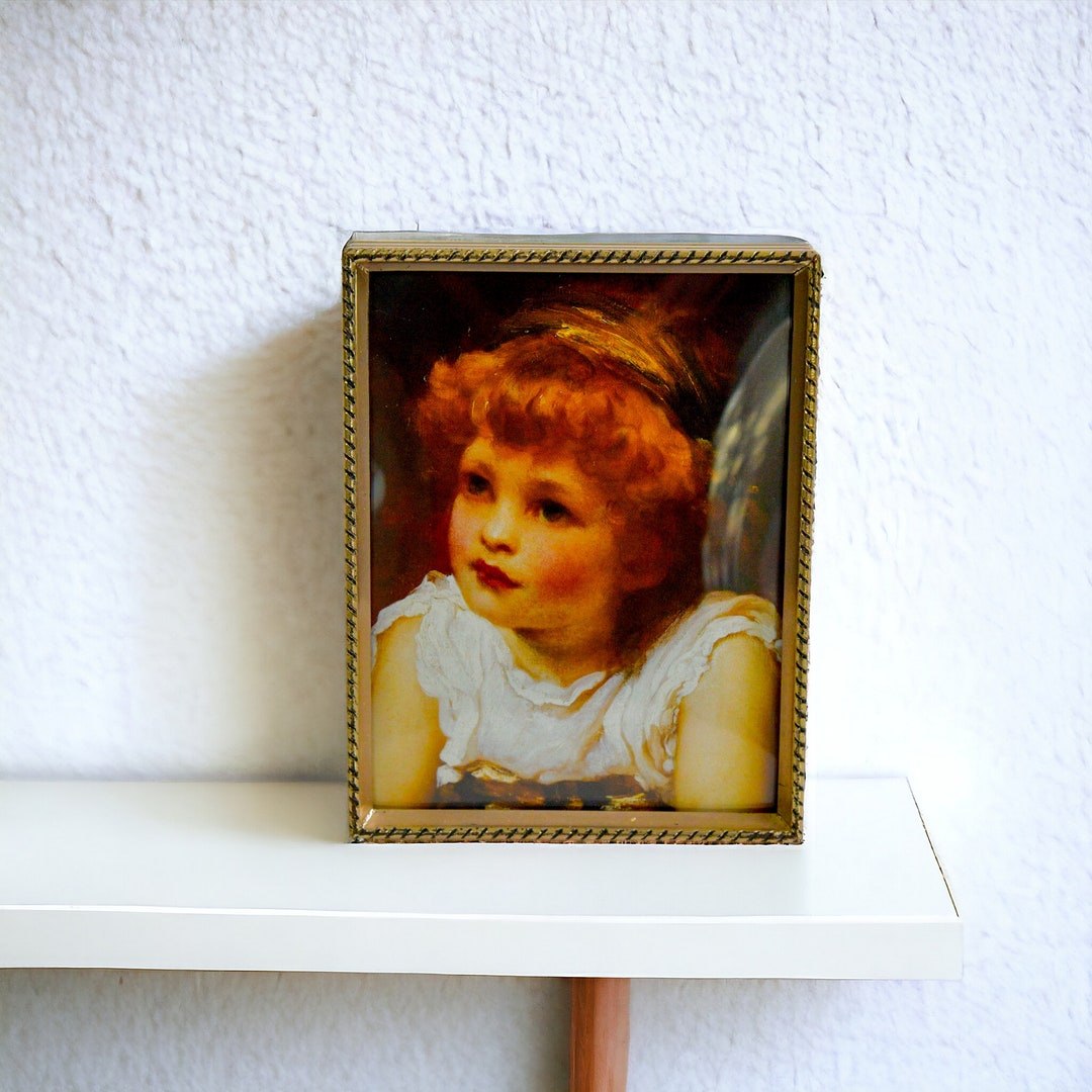 Small Picture Frame | Vintage Brass Frame | 4x3 Photo Frame - Etsy