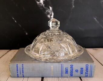 Crystal Butter Dish | Etsy
