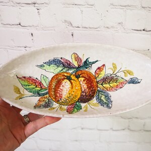 Vintage Italian Pottery Bowl Hand Painted Ceramic Tray Dish - Etsy