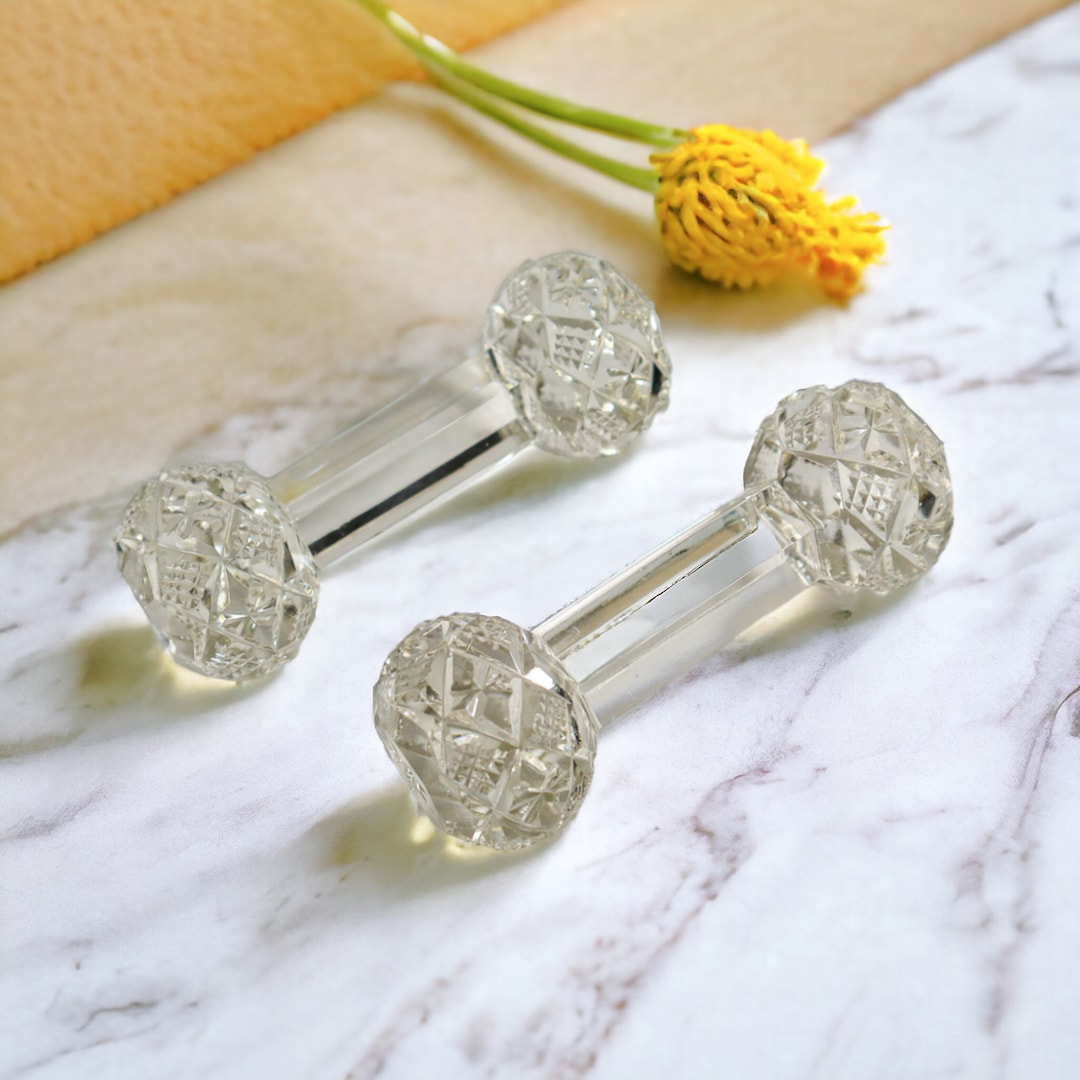 Crystal Cutlery Rest Vintage Knife Fork Spoon Rests Set of 2 - Etsy