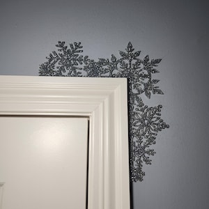 Snowflake Door Decoration (new Acrylic Material) - Etsy