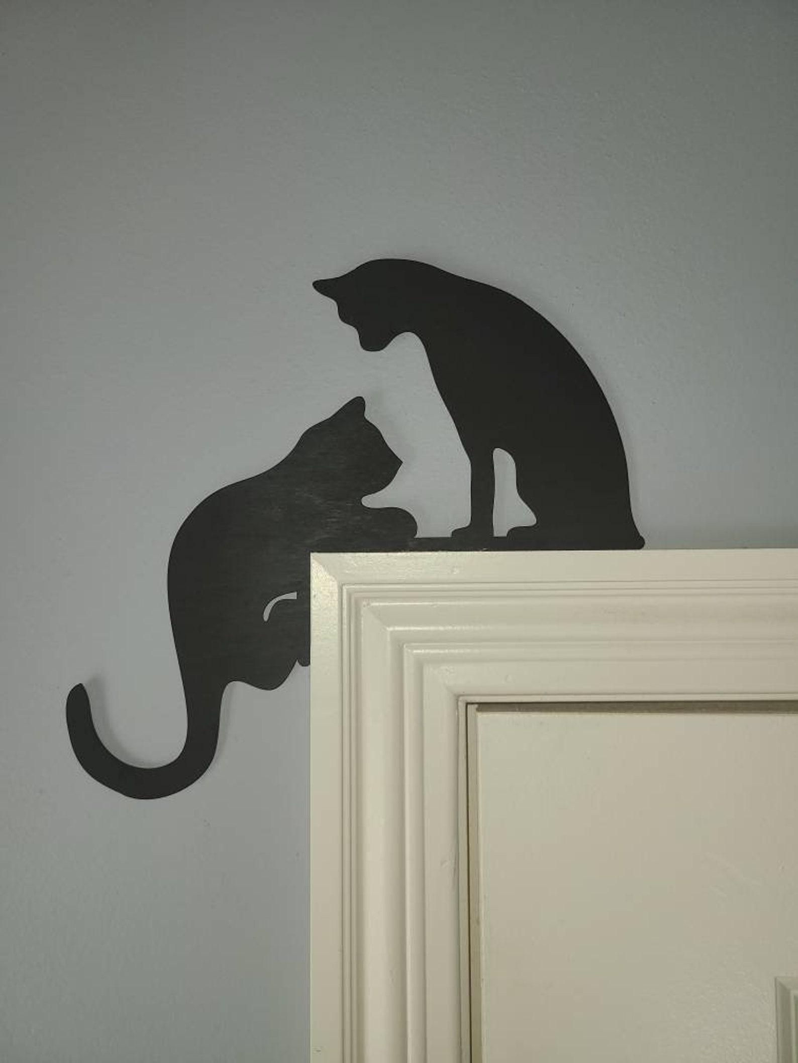 Cat Door Decoration new Acrylic Material - Etsy