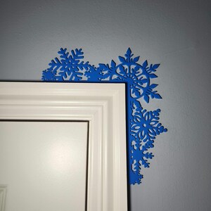 Snowflake Door Decoration (new Acrylic Material) - Etsy