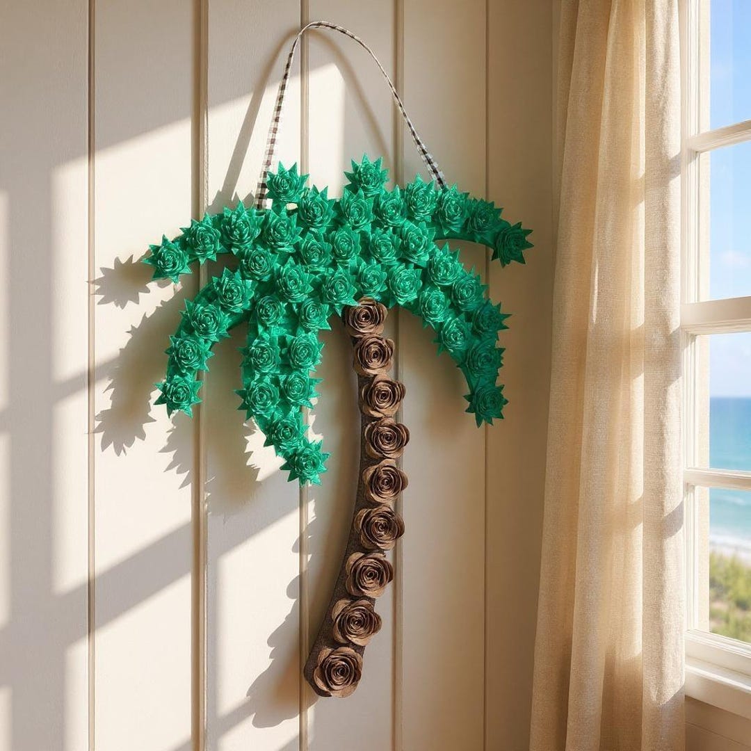 Palm Tree of Paper Flowers - Etsy