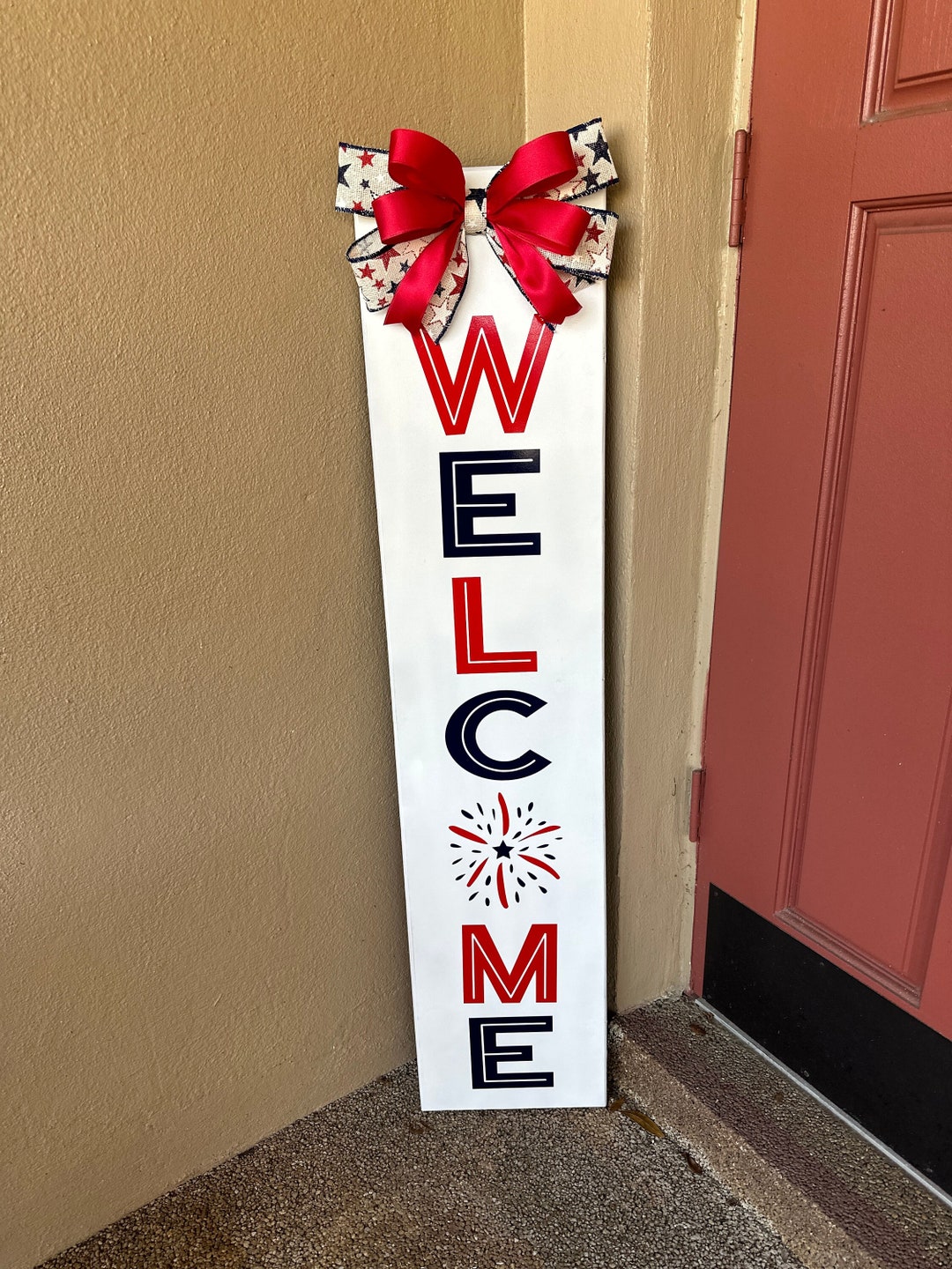 Patriotic Porch Sign - Etsy
