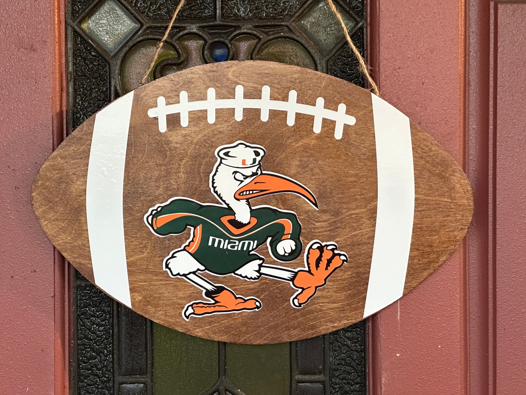 University of Miami Football Sign - Etsy
