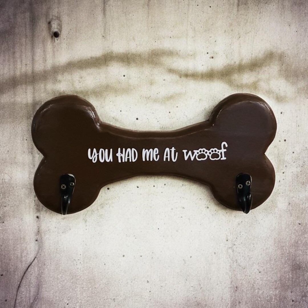 Dog Bone Key Holder - Etsy