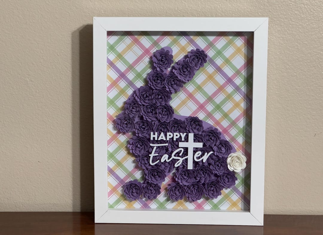 Easter Bunny Shadow Box - Etsy
