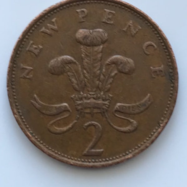 1971 New Pence 2p Coin - Etsy