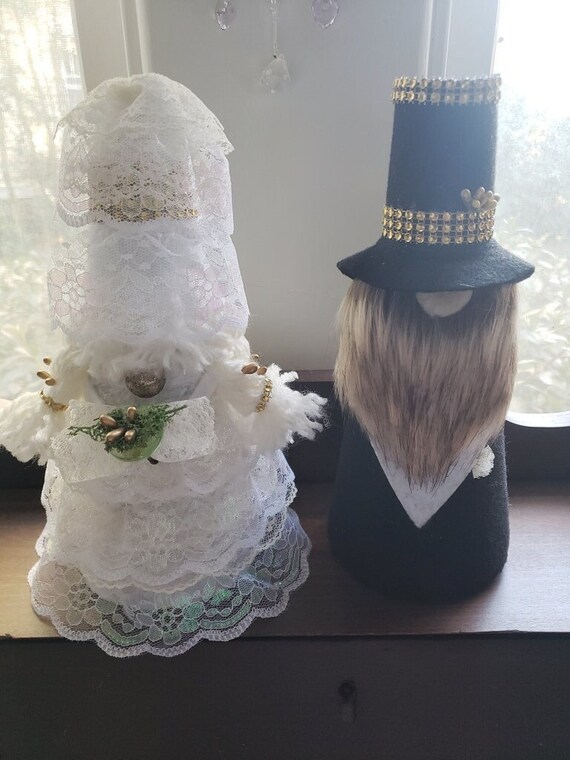Gnomes Handmade Gnomes Rustic Gnomes Wedding Gnomes | Etsy