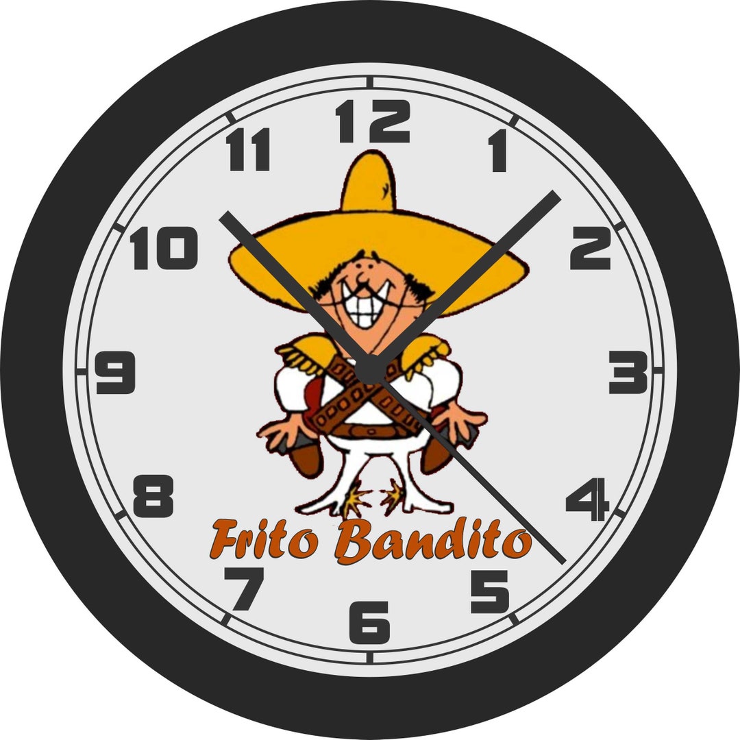 Frito Bandito Sign Wall Clock - Etsy
