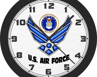 Air Force Wall Clock - Etsy