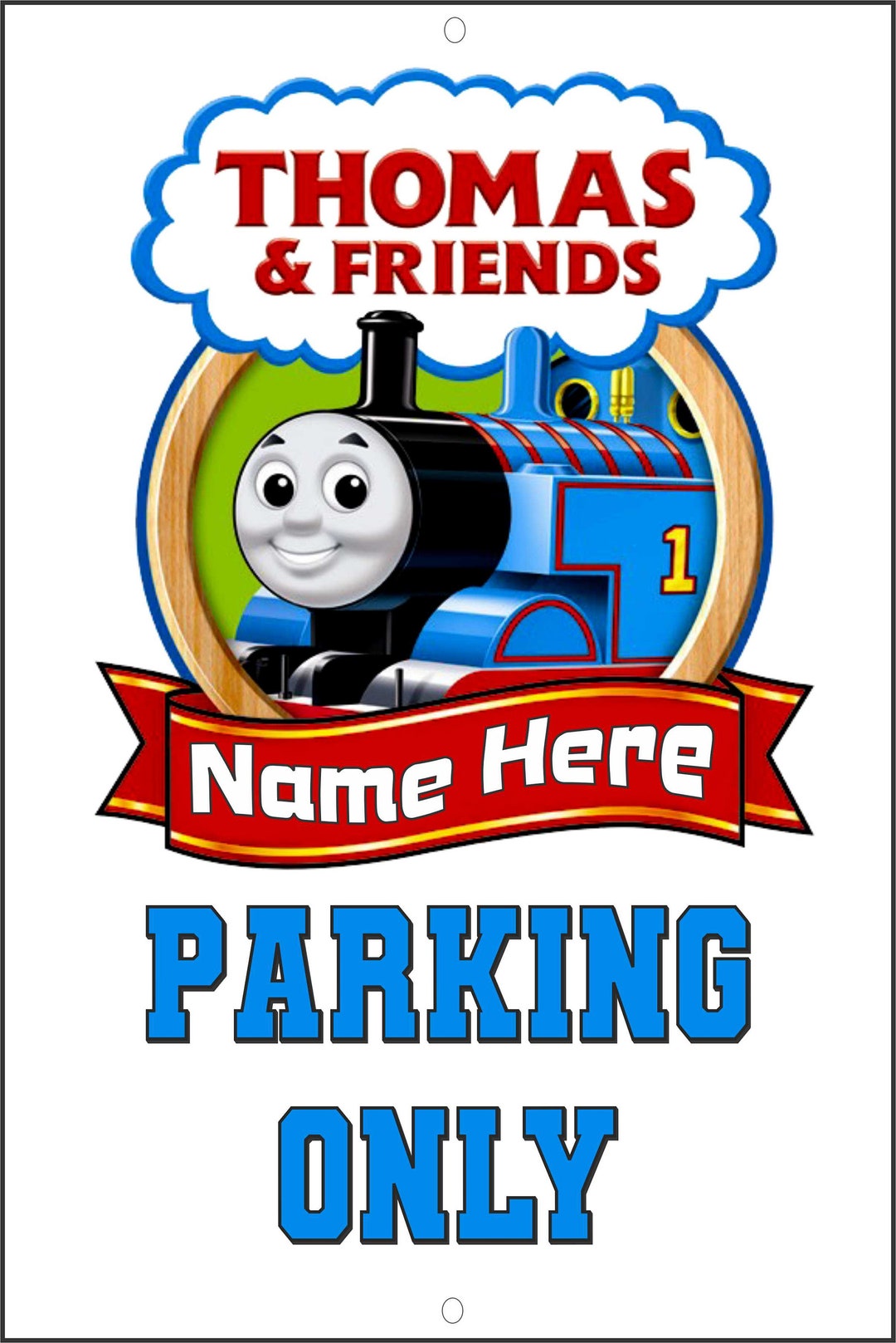 Thomas & Friends Parking Only Metal Sign-choose 1 of 2 Add - Etsy