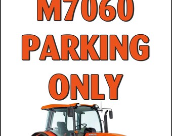 Kubota Parking Sign - Etsy