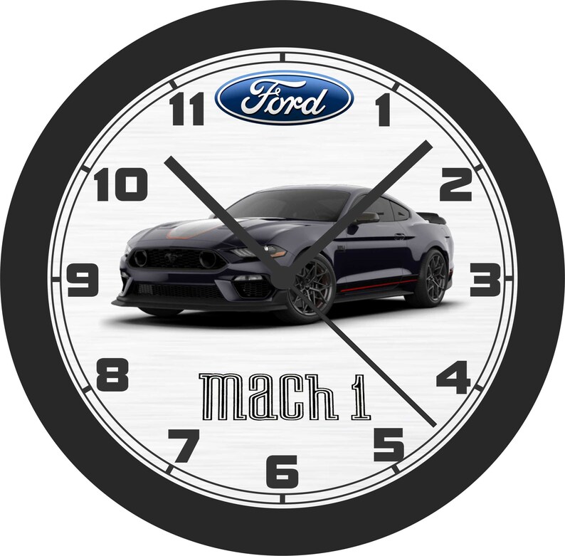 2021-2022 Ford Mustang Mach 1 Wall Clock-all Colors Available - Etsy