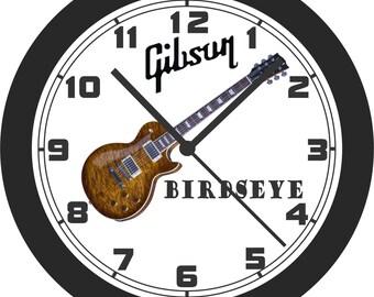 Gibson Guitar Clock - Etsy