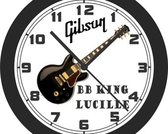 Gibson Guitar Clock - Etsy