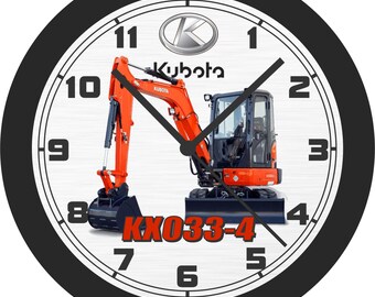 Excavator Clock - Etsy