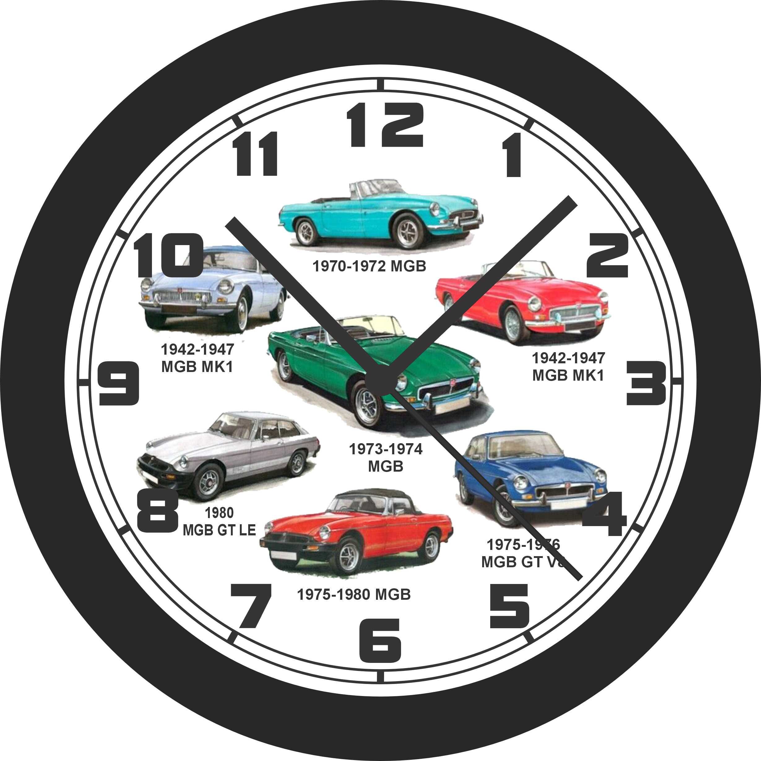 MG MGB & MGB Gt Collage Wall Clock - Etsy Australia