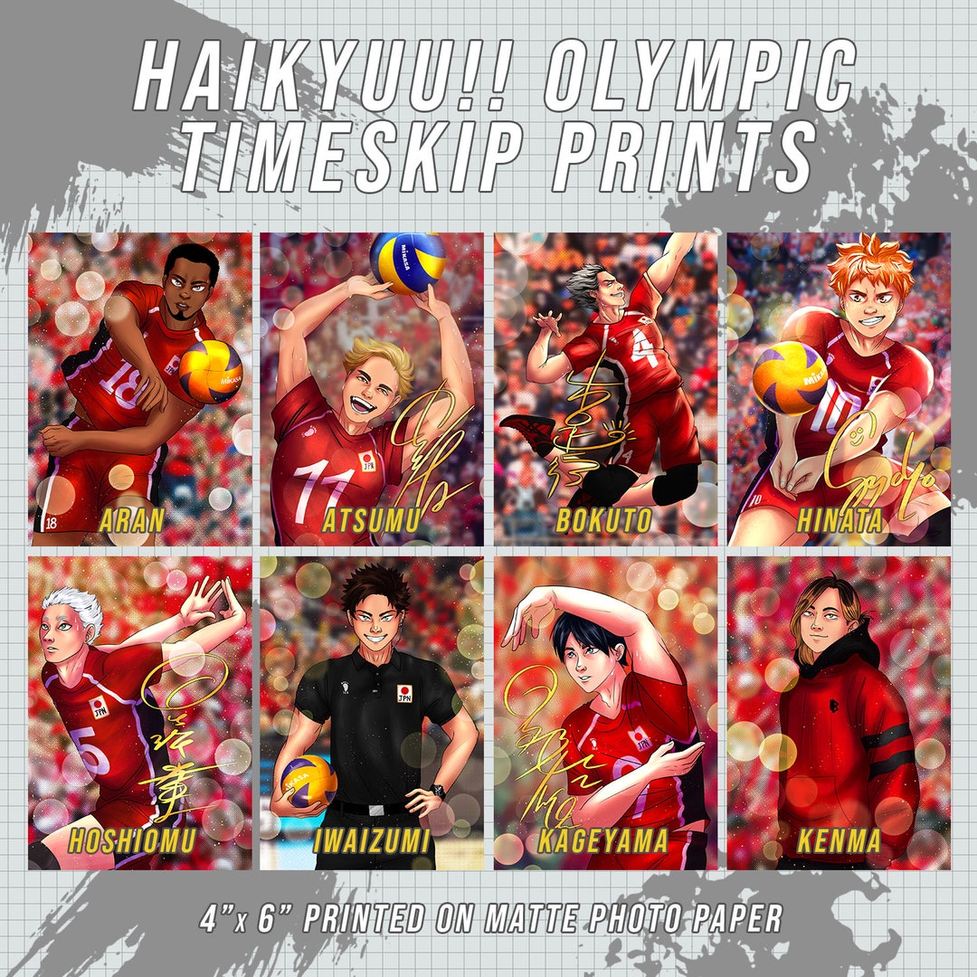 HQ! Timeskip Anime Volleyball Art Prints - Etsy