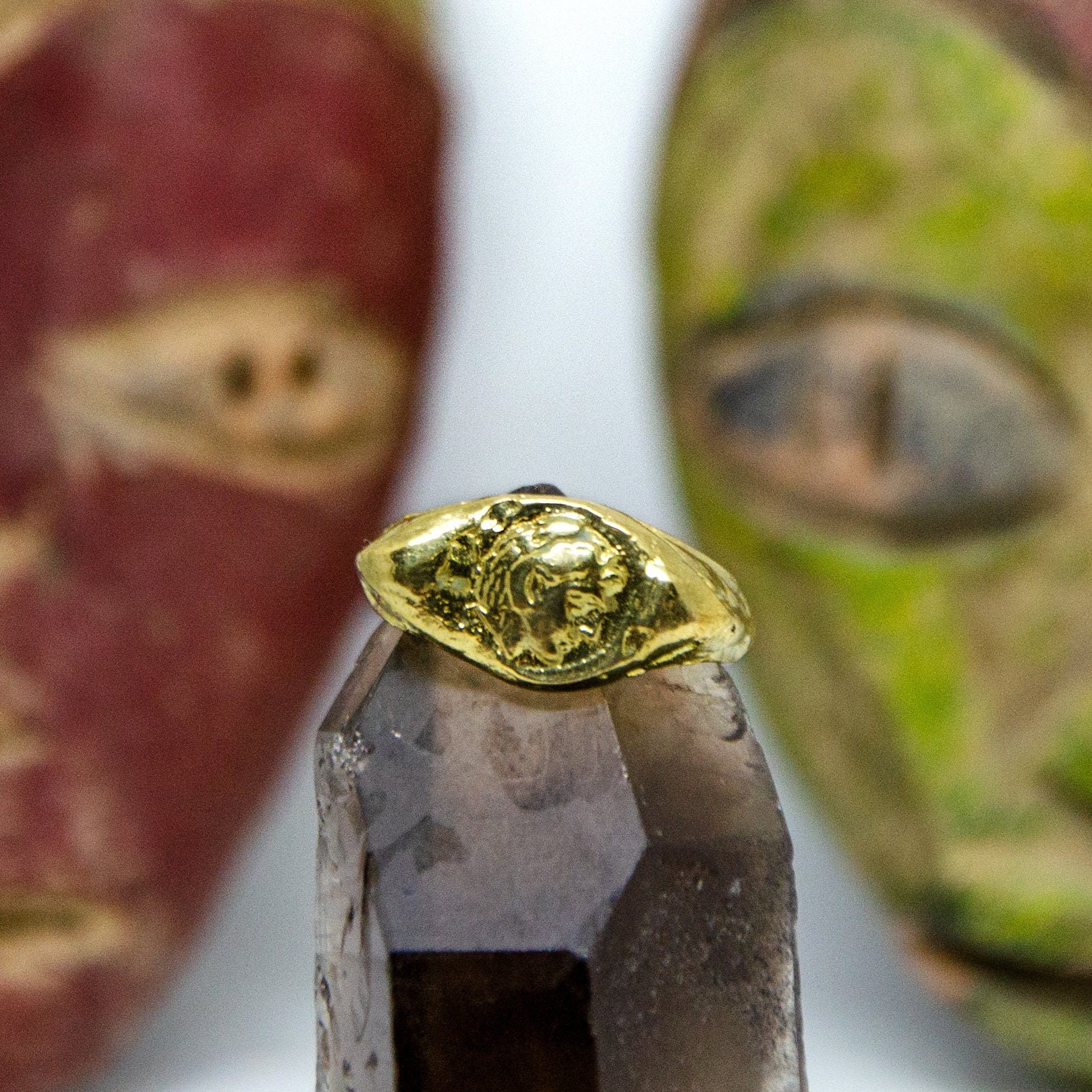 Alexander the Great Ring, 925 Sterling Silver and Bronze, Handmade ...