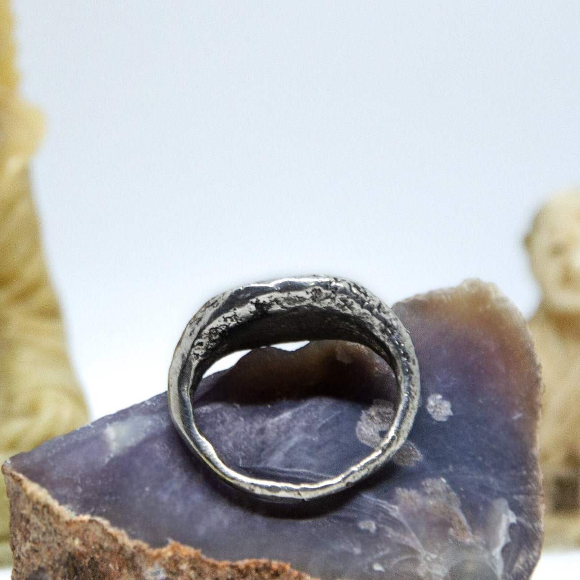 Nike Goddess of Victory Ring in Sterling Silver and Bronze - Etsy