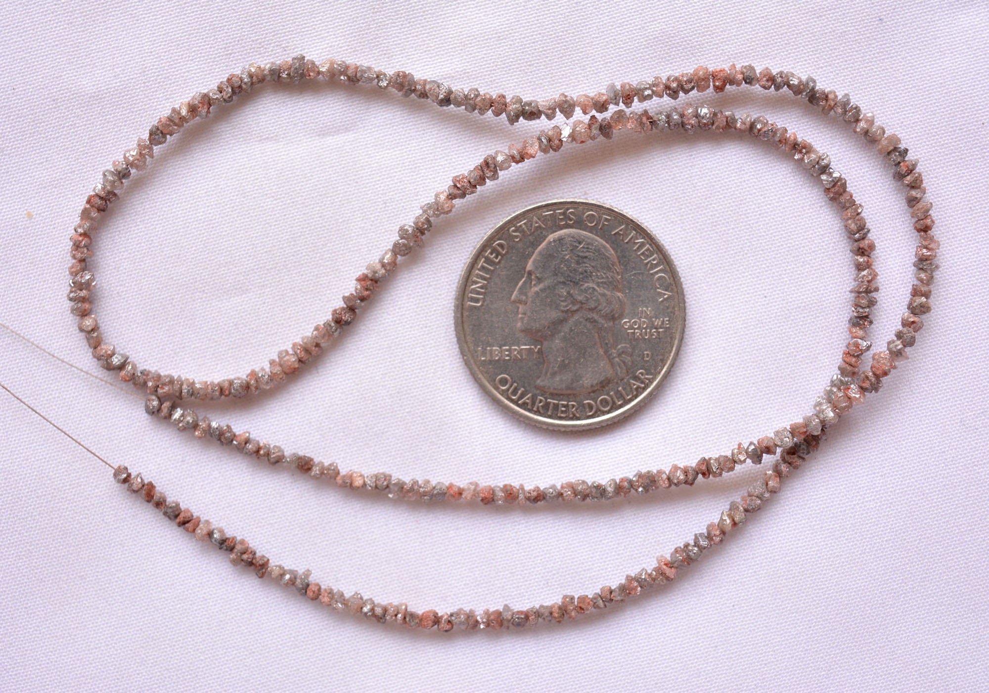 Red Diamond Beads Raw Diamond Bead Natural Uncut Diamond | Etsy