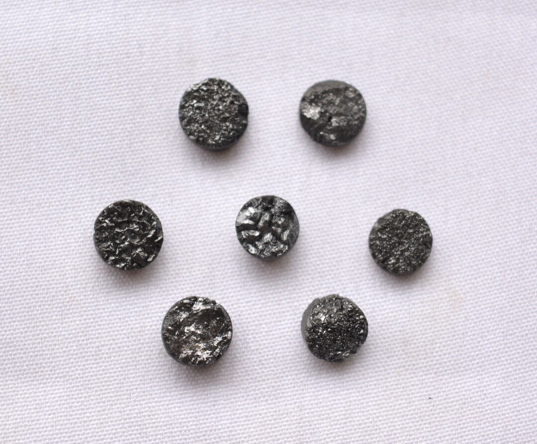 Black Diamond, 5mm - 7mm, Coin Shape Rough Diamond, Conflict Free, Raw ...